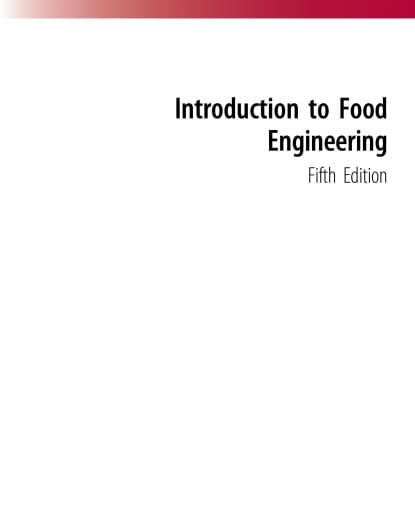 Introduction to Food Engineering - Biblioteca Digital Espol