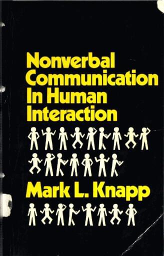 Nonverbal communication in human interaction