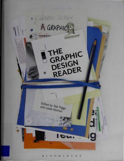 The graphic design reader - Triggs, Teal [Editor]