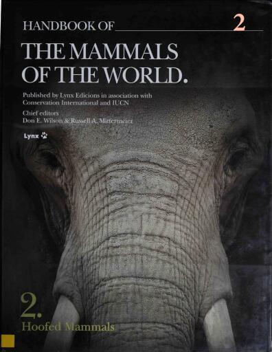 Handbook of the mammals of the world. Tomo 2. Parte 2, Hoofed...