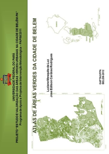 Atlas De Áreas Verdes Da Cidade De Belem - Disal