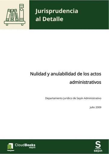 Nulidad y anulabilidad de los actos administrativos