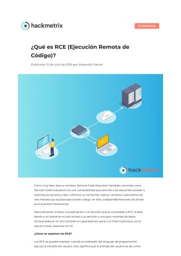 What is RCE (Remte Code Execution) - Ideas de libros - Ubits