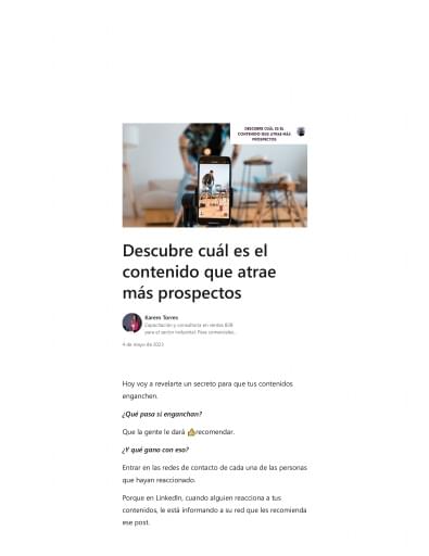 Descubre cuál es el contenido que atrae más prospectos