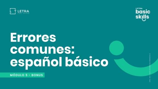 05. Curso Basic Skills_Español Básico - Ideas de libros - Ubits