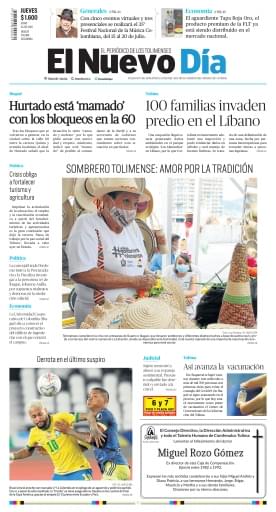 24 06 2021 Portada El Nuevo Día