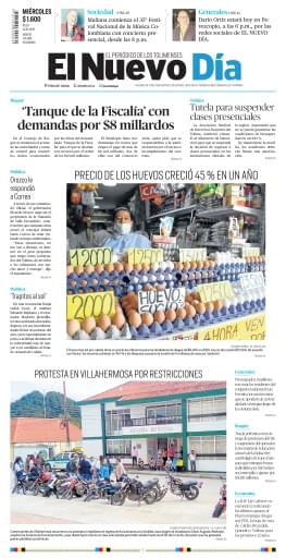 14 07 2021 Portada El Nuevo Día - Diario El Nuevo Día