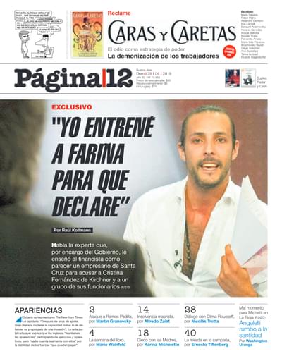 28 De Abril 2019 Página 12 Versiones En Pdf