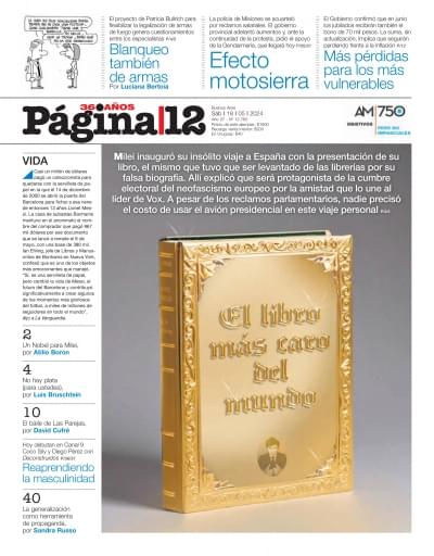 18 de Mayo 2024 - Página|12 - Versiones en PDF