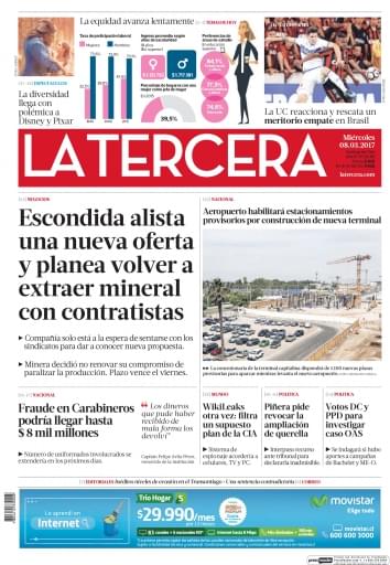 08-03-2017 La Tercera - Papel Digital La Tercera