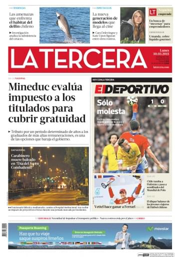 30-03-2015 La Tercera - Papel Digital La Tercera