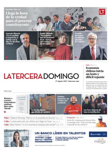 27-08-2023 La Tercera - Papel Digital La Tercera
