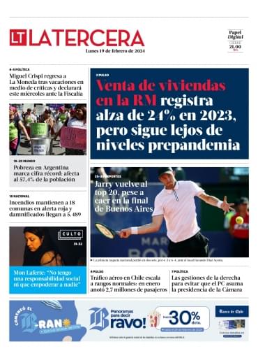 19-02-2024 La Tercera - Papel Digital La Tercera