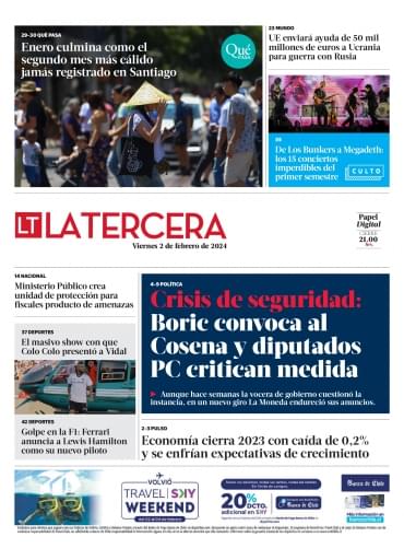 02-02-2024 La Tercera - Papel Digital La Tercera