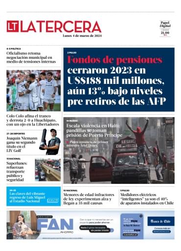 04-03-2024 La Tercera - Papel Digital La Tercera