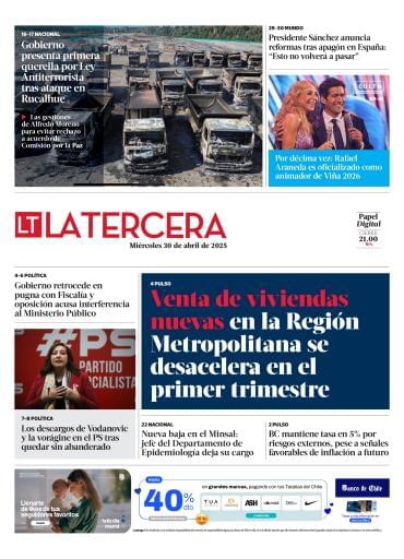 30-04-2025 La Tercera