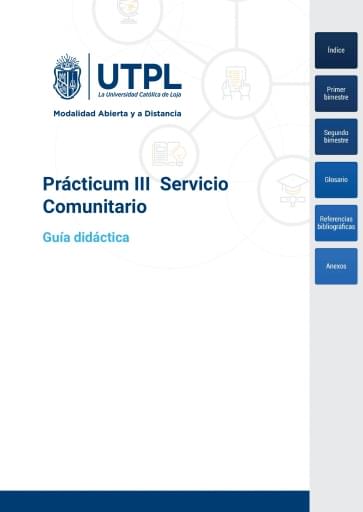 Prácticum Iii Servicio Comunitario