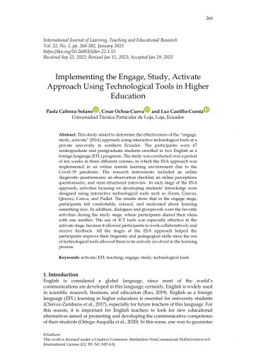 Implementingthe engage, study, activate approach using...